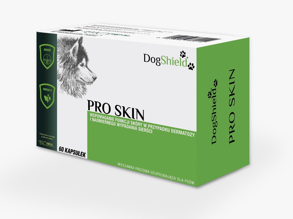 DogShield Pro Skin zdrowa skóra 60 kaps. - 13442947014 - oficjalne ...