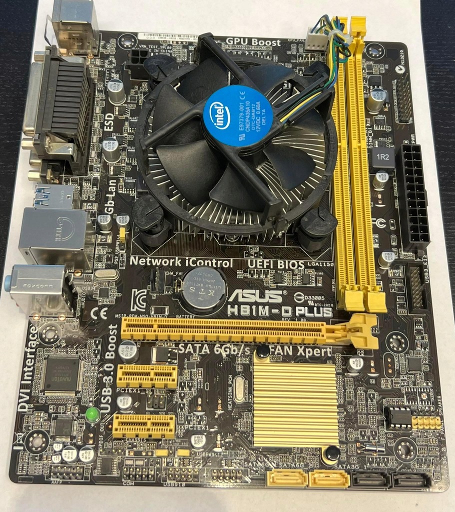 Płyta główna Asus H81M-PLUS Micro ATX +PROC +RAM - 12787335354 ...