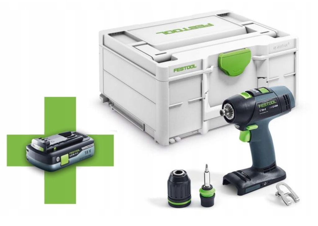 Festool Wiertarka Wkrętarka 4Ah 18V 577051 walizka - 12672872271 ...