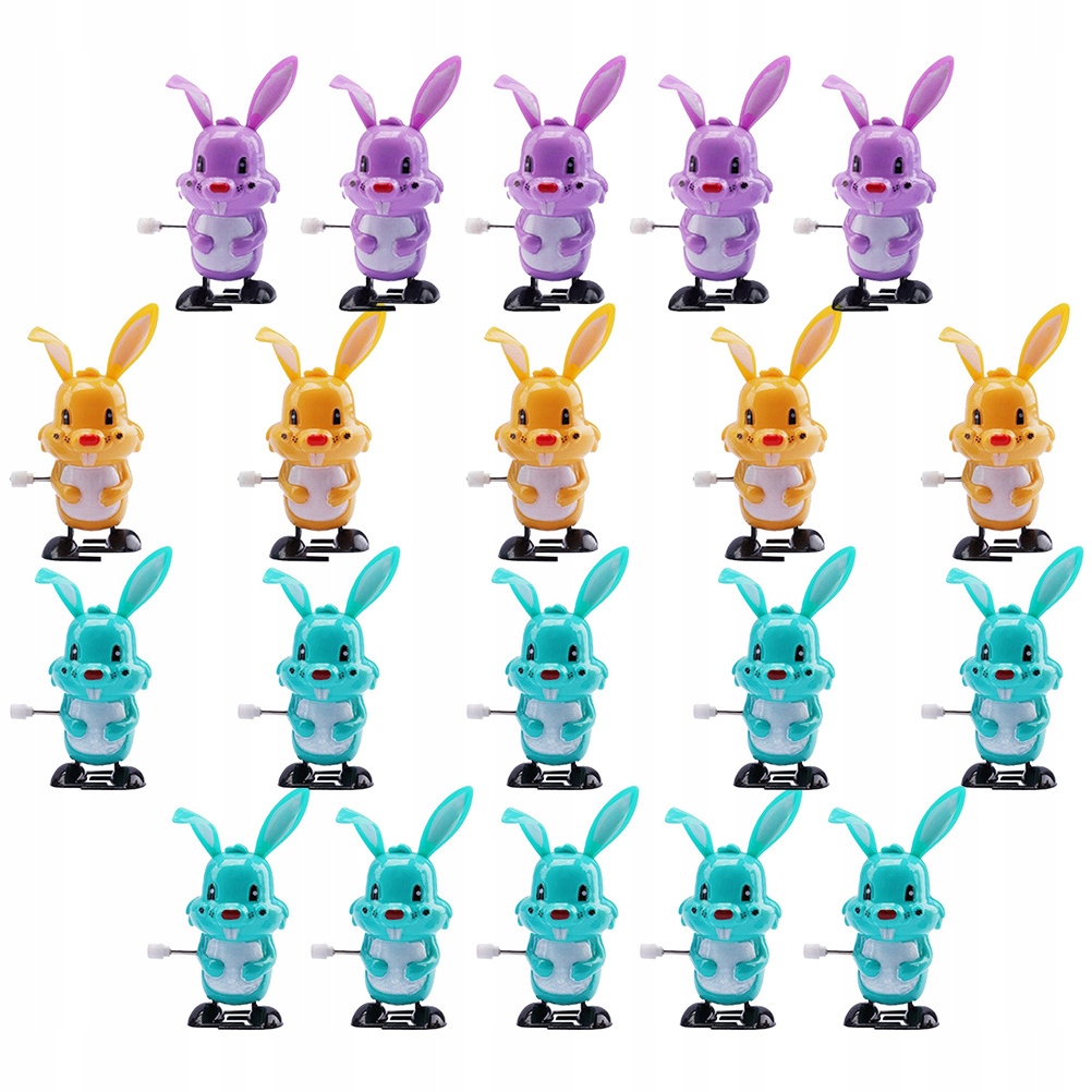CLOCKWORK BUNNY JUMPING TOY RABBIT 20 PCS - 14225258961 - oficjalne ...
