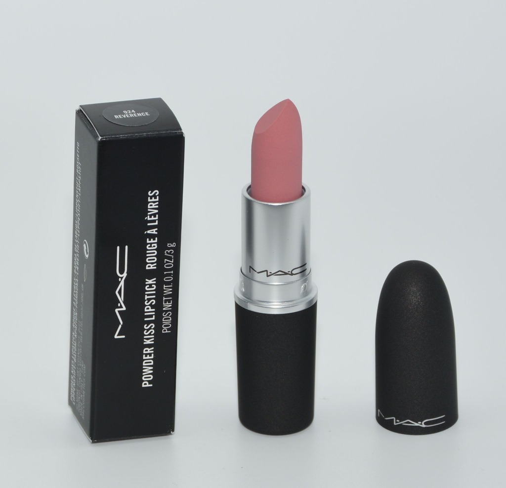 MAC POWDER KISS LIPSTICK POMADKA 924 REVERENCE 3 G - 10564676976 ...
