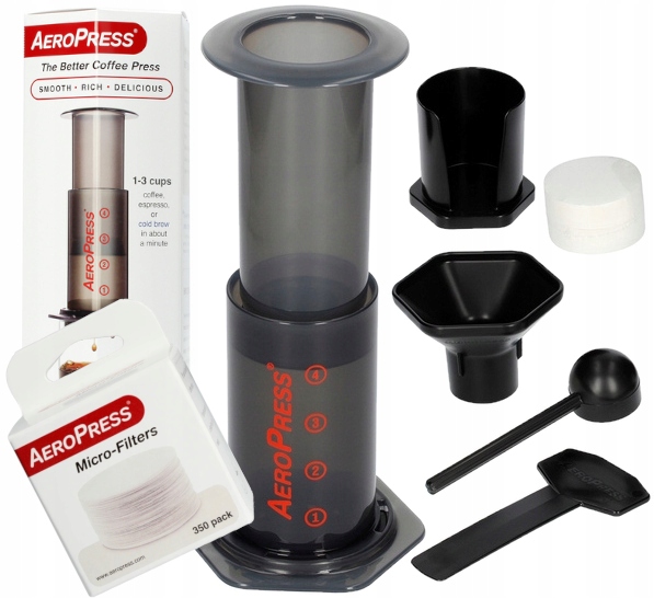 AEROPRESS Zaparzacz do kawy Aerobie 700 FILTRÓW - 11884508620 - oficjalne archiwum Allegro
