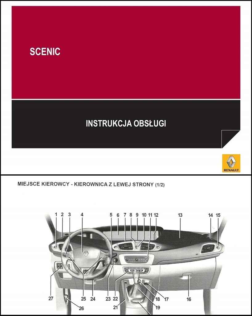 RENAULT SCENIC III 2014-2016 INSTRUKCJA OBSŁUGI .. - 12603678297 - oficjalne archiwum Allegro