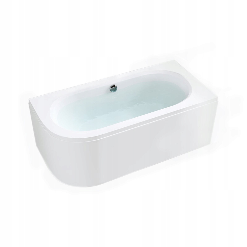 WANNA WOLNOSTOJĄCA PRZYŚCIENNA EBI PRAWA BIAŁA PRZELEW CHROM 150x70 CM - 15439485321 - oficjalne ...