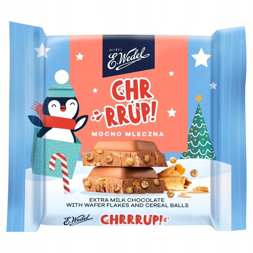 Wedel Czekolada mocno mleczna Chrup 38 g - 13316215927 - oficjalne ...