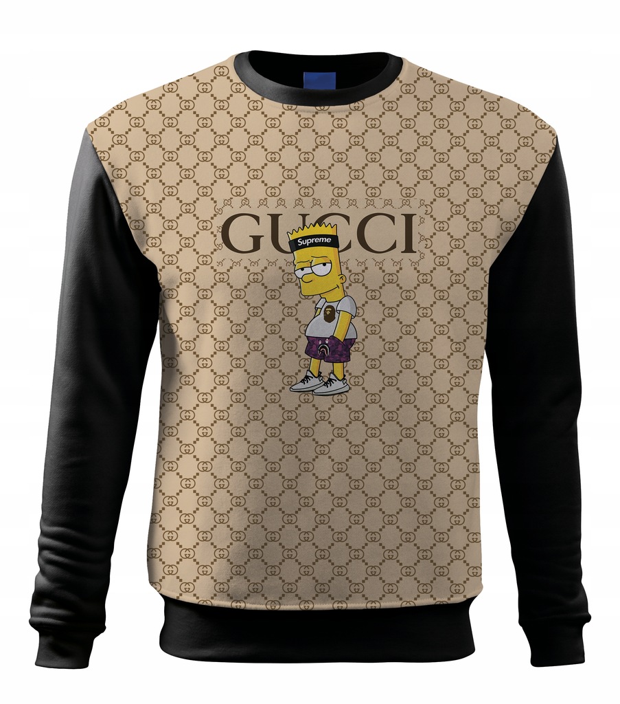 BLUZA GUCCI GANG SIMPSON BAPE dziecieca 152 - 7933288487 - oficjalne ...