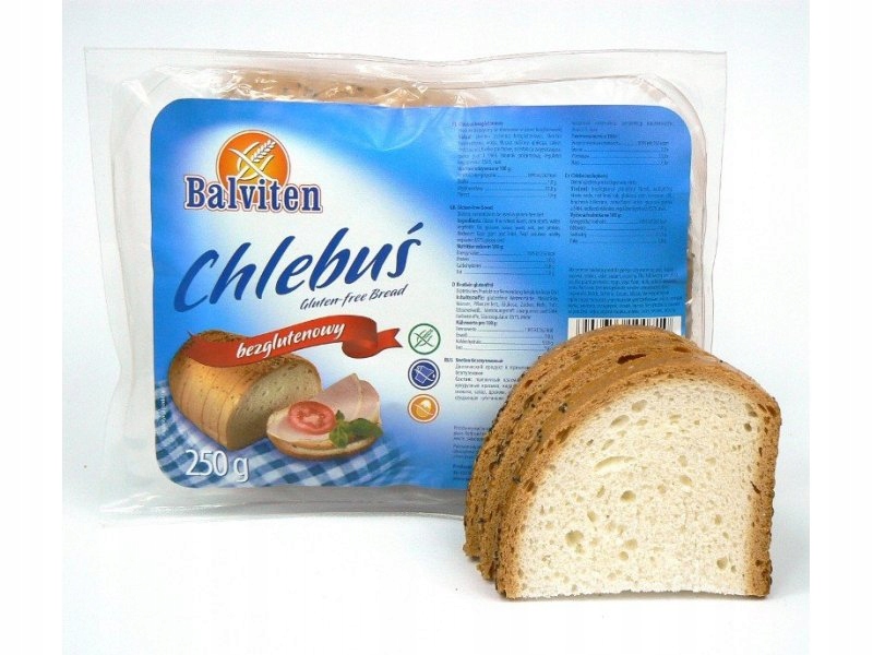 Chleb Balviten Chlebuś bezglutenowy 250g - 12556808409 - oficjalne ...