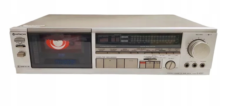 MAGNETOFON KASETOWY HITACHI D-E57 - 13297000183 - oficjalne archiwum ...