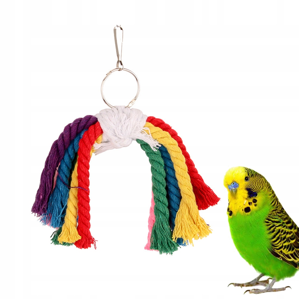 Creative Parrot Cotton Rope String Bird Cage Hangi - 9679587515 ...