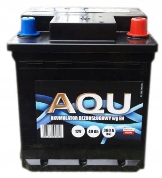 AKUMULATOR AQU 12V 40Ah 360A SEICENTO PANDA - 9697324256 - oficjalne archiwum Allegro