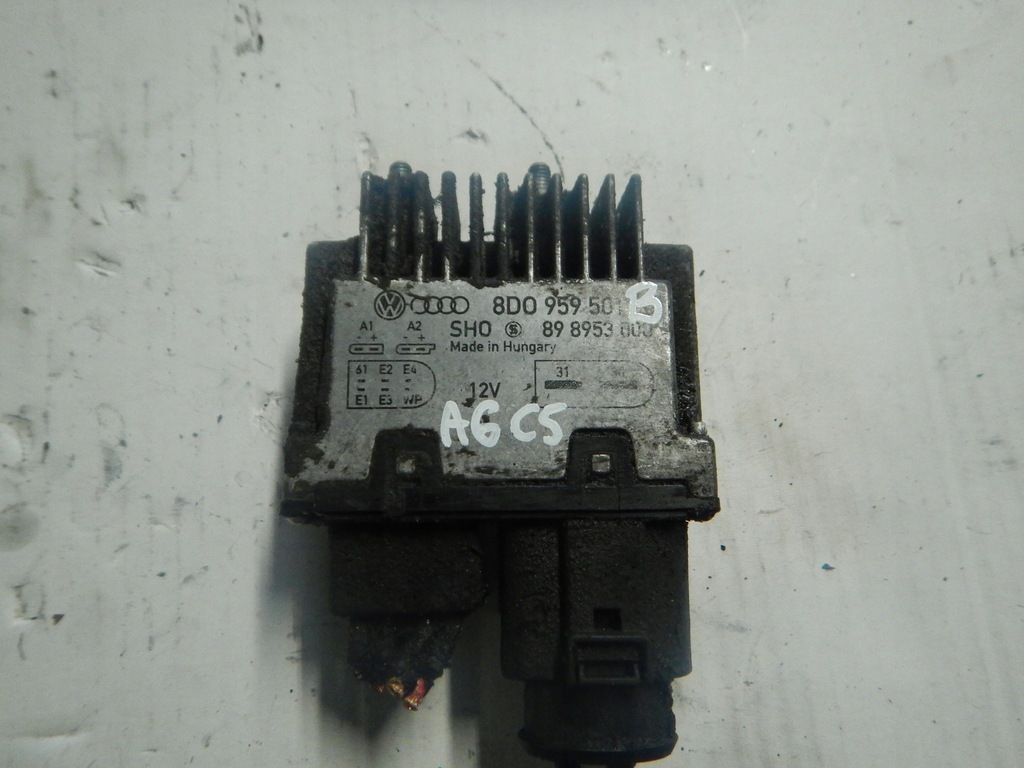 MODUŁ WENTYLATORA AUDI A6 C5 8D0959501B - 7693673777 - oficjalne ...