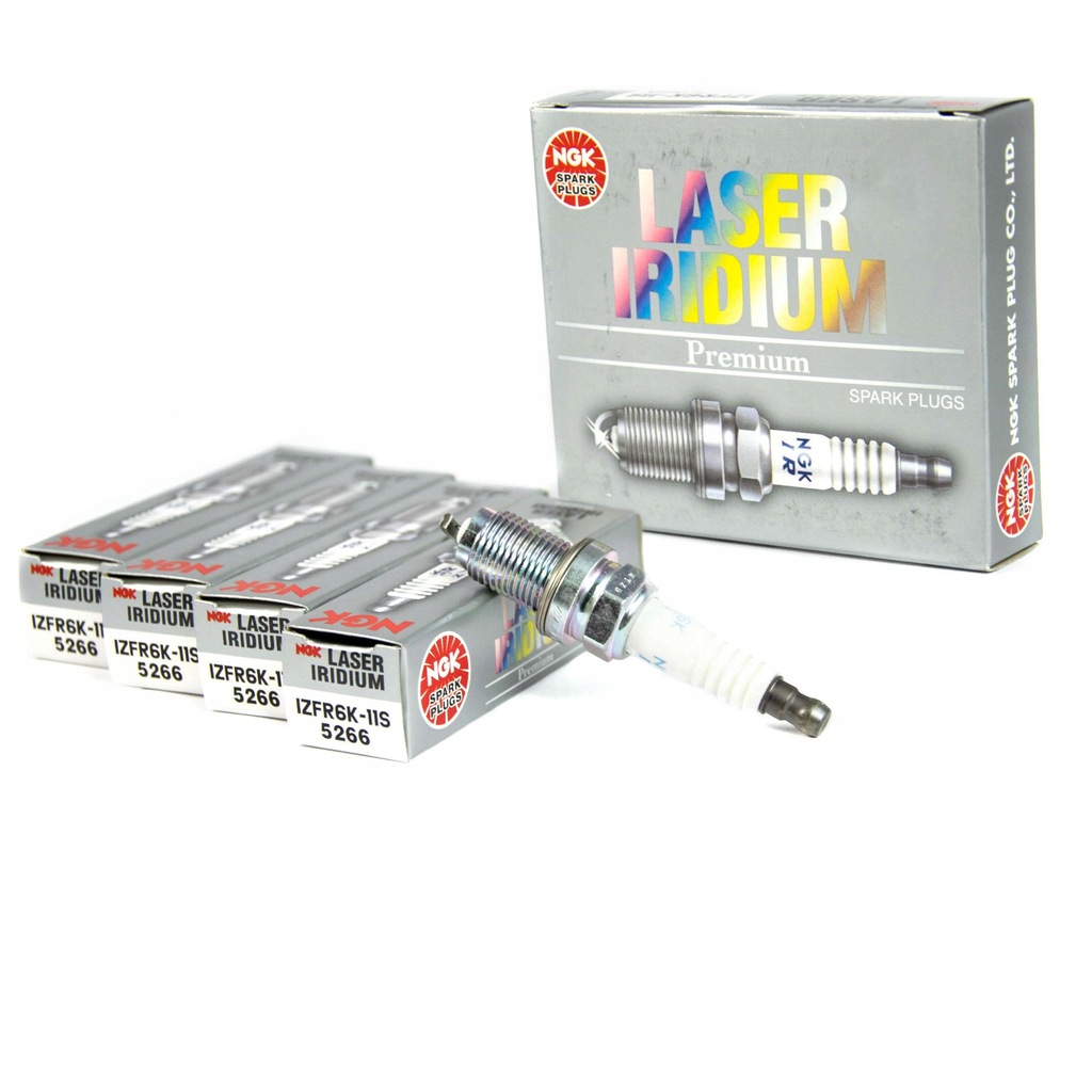 NGK Laser Iridium IZFR6K-11S 5266 - 4 szt - 7906299333 - oficjalne archiwum Allegro