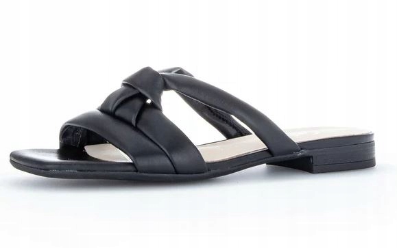 GABOR KLAPKI DAMSKIE CZARNE SKÓRZANE 39 1KCH - 13343508004 - oficjalne ...