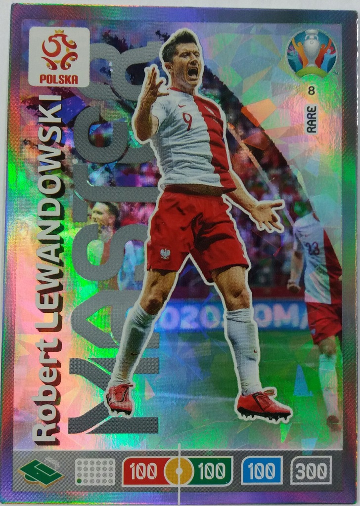 PANINI EURO 2020 KARTA RARE # 8 MASTER LEWANDOWSKI - 10025159160 - oficjalne archiwum Allegro