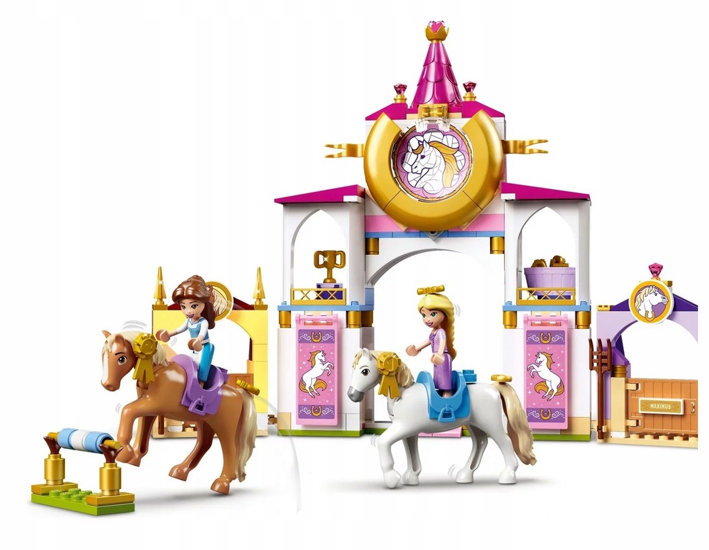 LEGO DISNEY STAJNIA KONIE BELLA ROSZPUNKA 43195 - 11388390869 ...