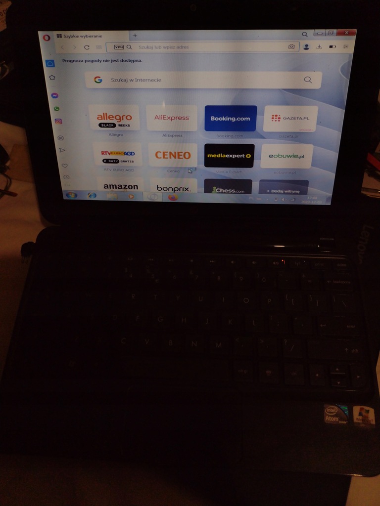 Laptop HP Mini 200-4200sw 10,1" Intel Atom 2 GB / 160 GB czarny ...