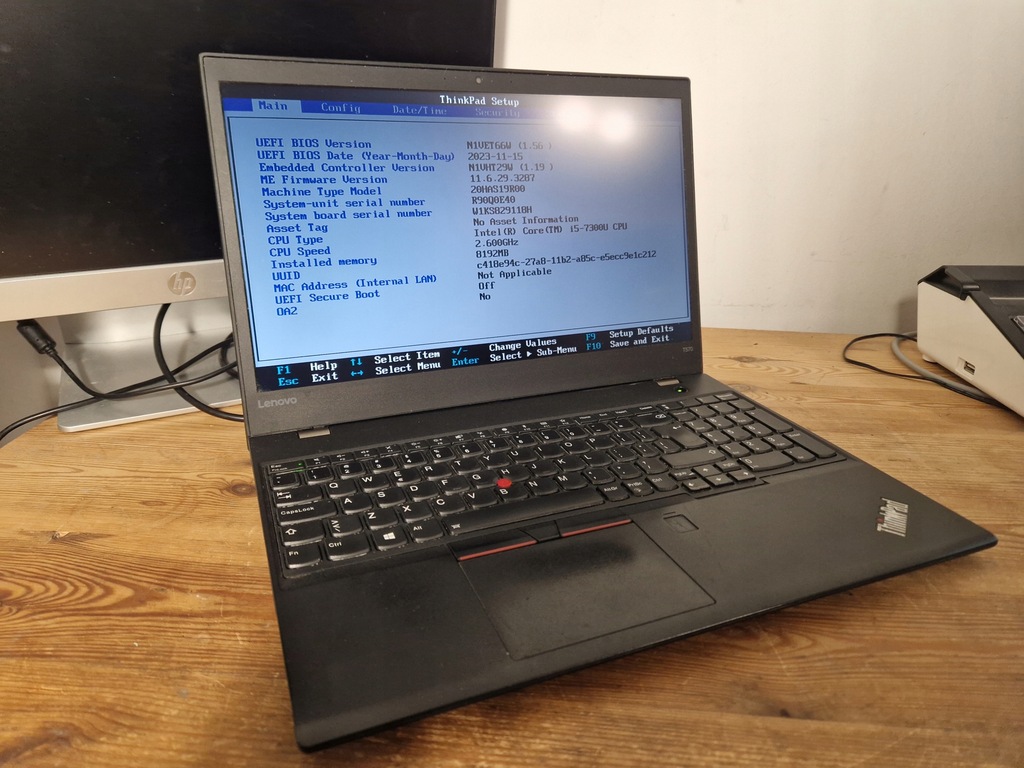 Laptop IBM, LENOVO THINKPAD T570 15,6 " Intel Core i5 0 GB czarny ...
