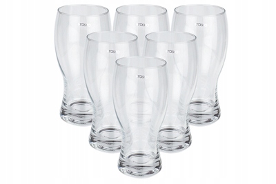 KROSNO ELITE Szklanki do piwa 500 ml 6 sztuk - 13674057355 - oficjalne archiwum Allegro