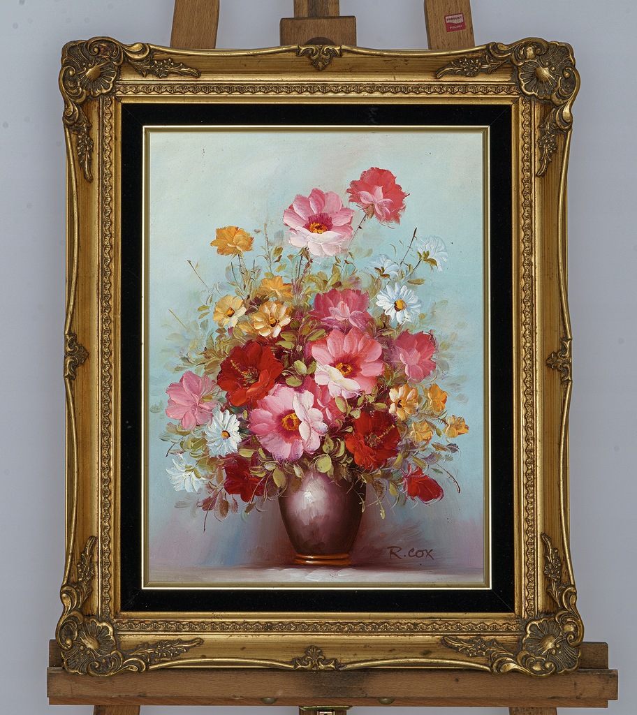 ROBERT COX 1934-2001 CENNY OBRAZ OLEJNY NA PŁÓTNIE - 12828858080 ...