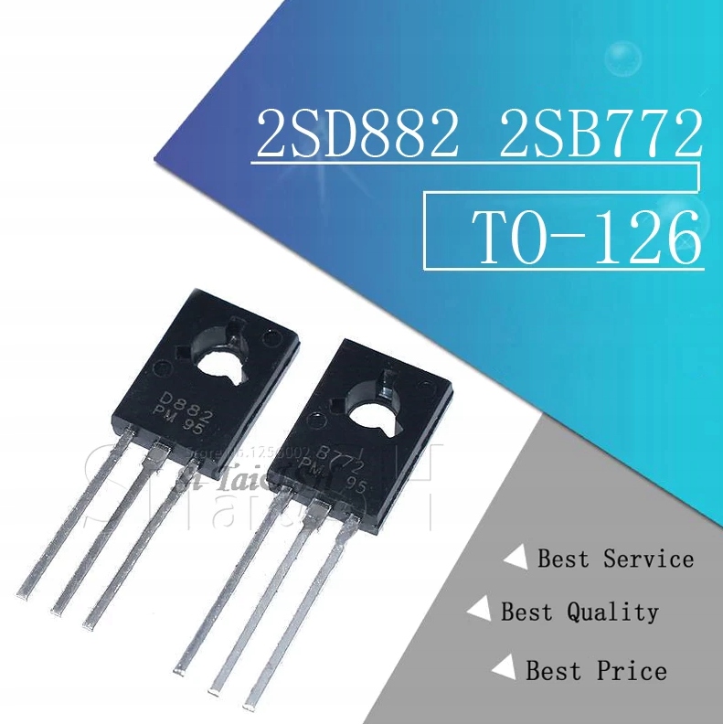 Tranzystor 2SB772 PNP 40V 3A 10W 80MHz TO126 - 10812355764 - oficjalne ...