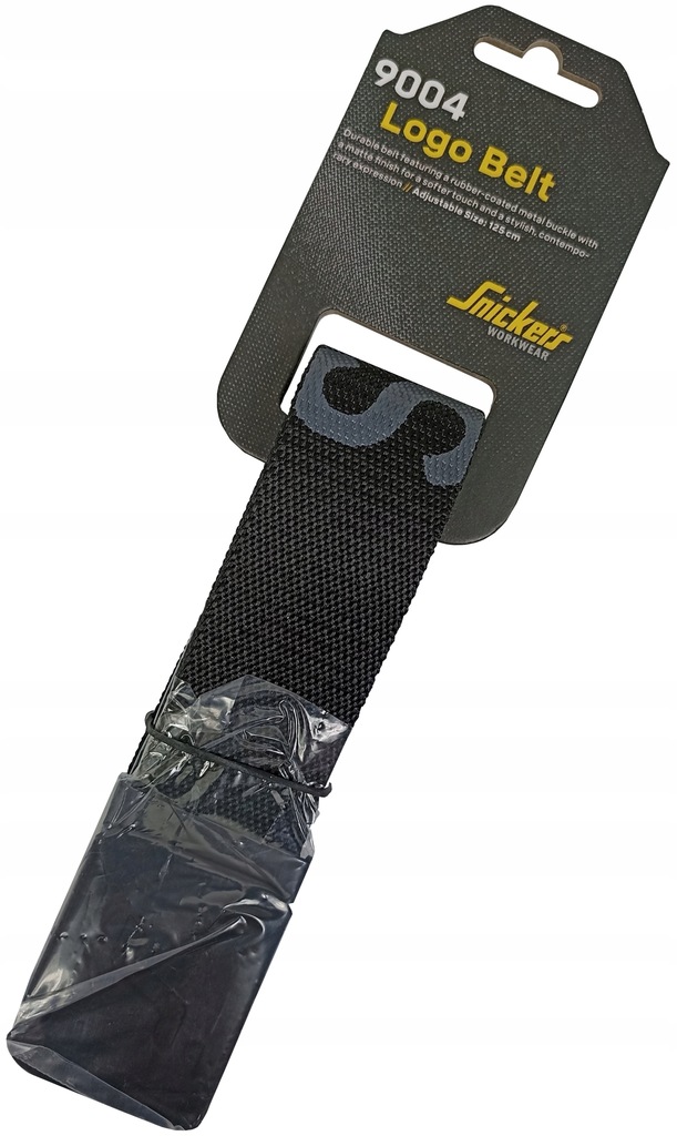 Snickers 9004 Workwear pasek z logo kolor czarny - 12175252692 ...