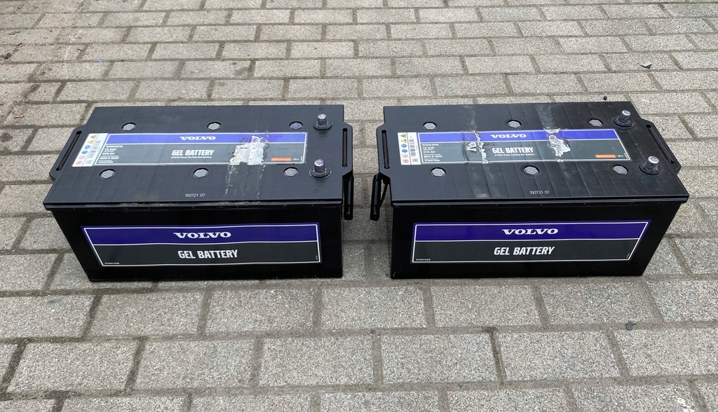 AKUMULATOR GEL BATTERY 12V 210Ah 800A VOLVO - 13904975967 - oficjalne ...