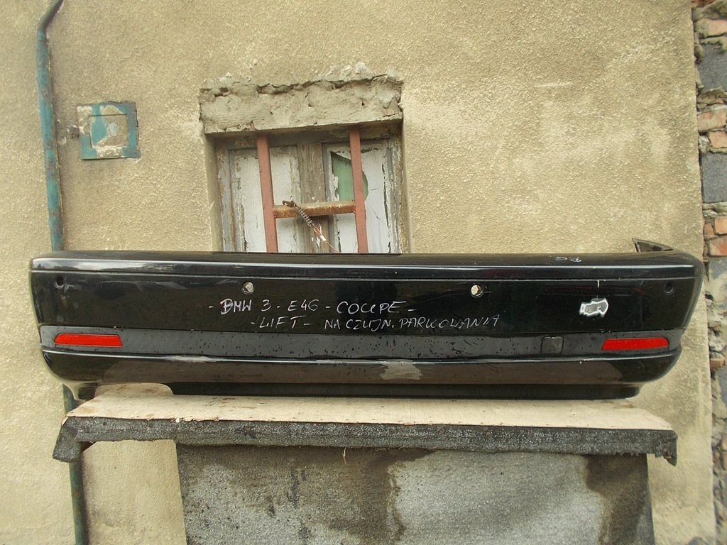 ZDERZAK TYL TYLNY BMW 3 E46 COUPE CABRIO LIFT - 6557434670 - oficjalne archiwum Allegro