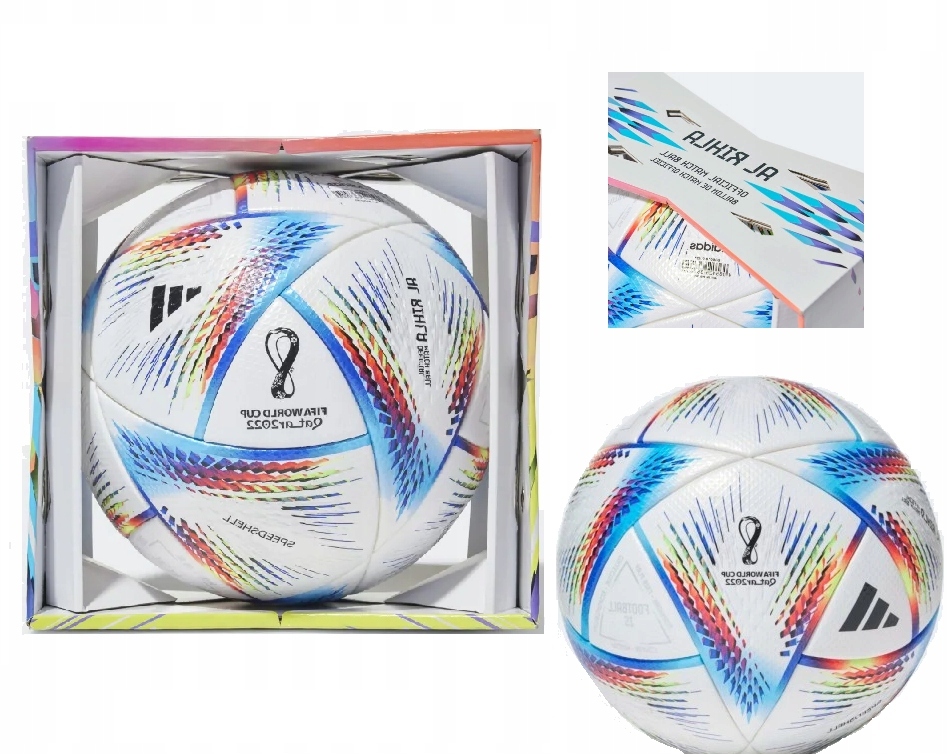 ORYGINALNA PIŁKA ADIDAS AL RIHLA PRO MŚ QATAR 2022 - 12468753776 ...