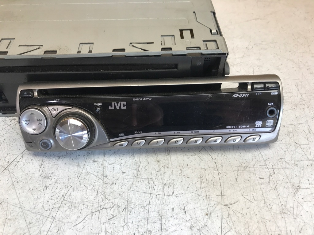 RADIO ODTWARZACZ CD MP3 AUX JVC KD-G341 - 12064588768 - oficjalne archiwum Allegro