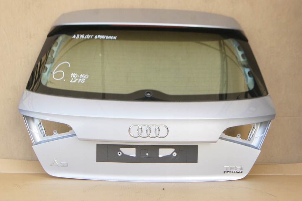 GD AUDI A3 LIFT SPORTBACK LZ7G KLAPA TYŁ TYLNA - 13769210443 ...