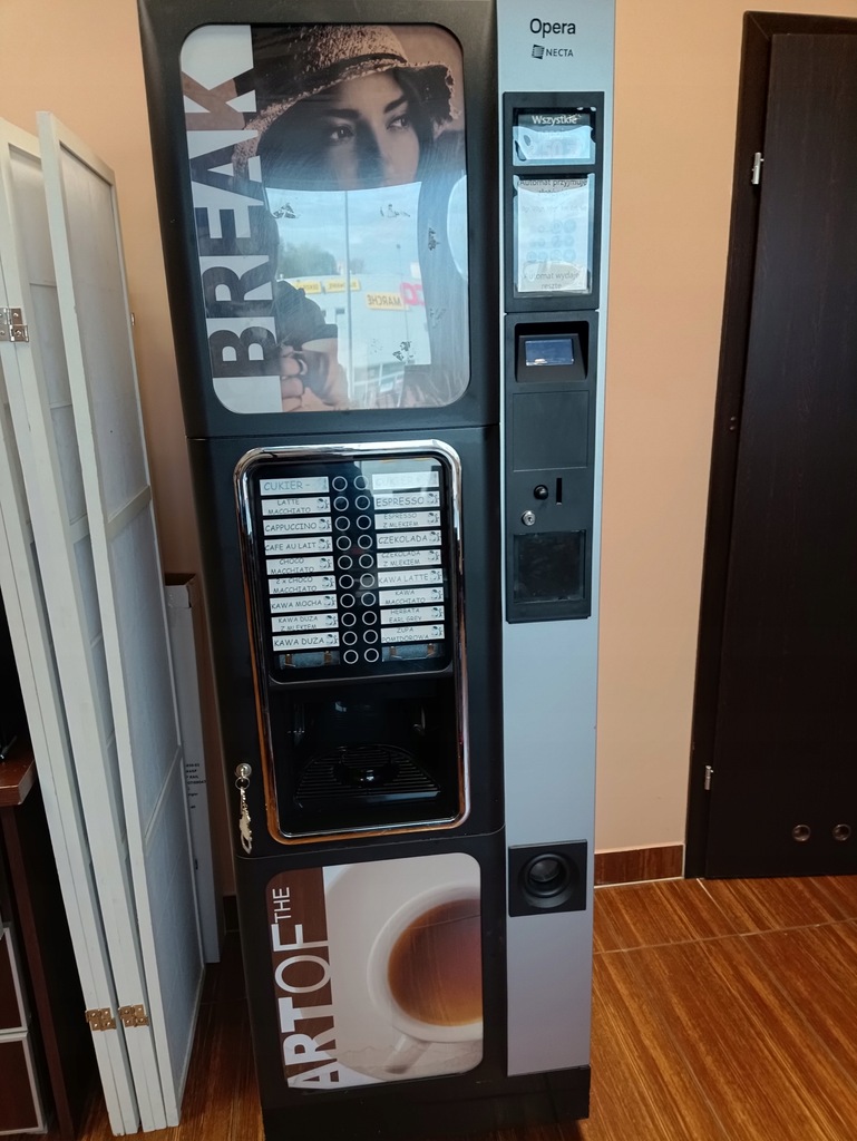 Automat do kawy sprzedający VENDINGOWY OPERA NECTA - 12863221918 ...