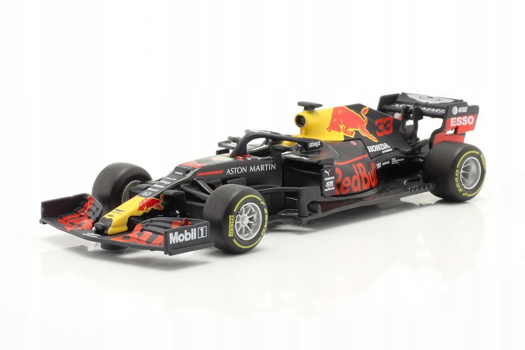 Bolid F1 Red Bull RB16 #33 Verstappen Bburago 1:43 - 12370072121 - oficjalne archiwum Allegro