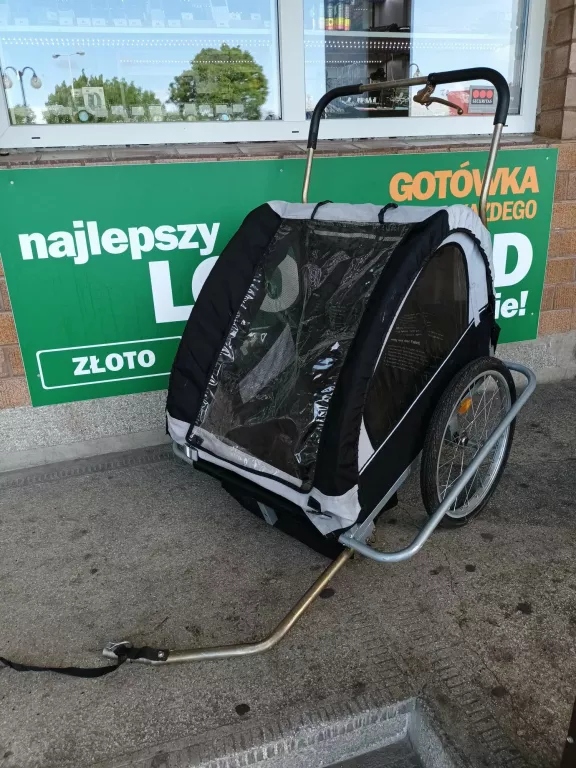 PRZYCZEPKA DO ROWERU DLA DZIECI 2-OSOBOWA - 12227020770 - oficjalne ...