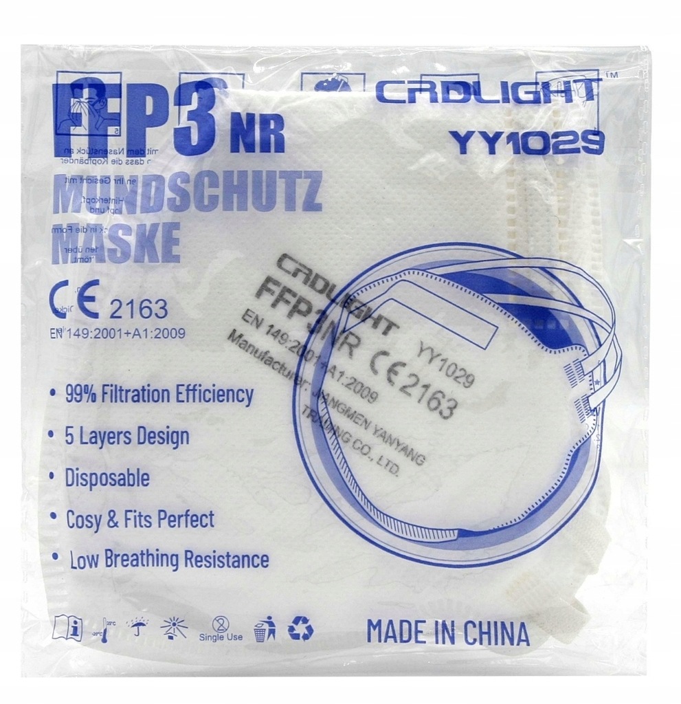 Maska FFP3 dla dzieci maseczka radioaktywna pyły - 12719664963 ...