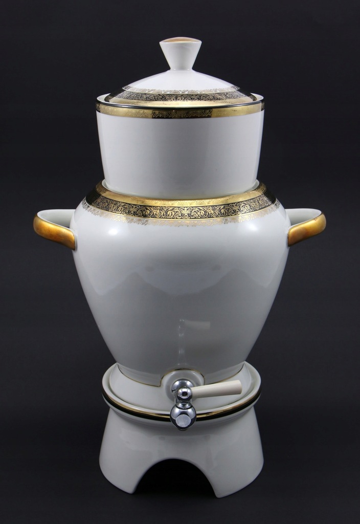 Porcelanowy ekspres do kawy/ herbaty - sygn. Aromator Bavaria 0886 ...