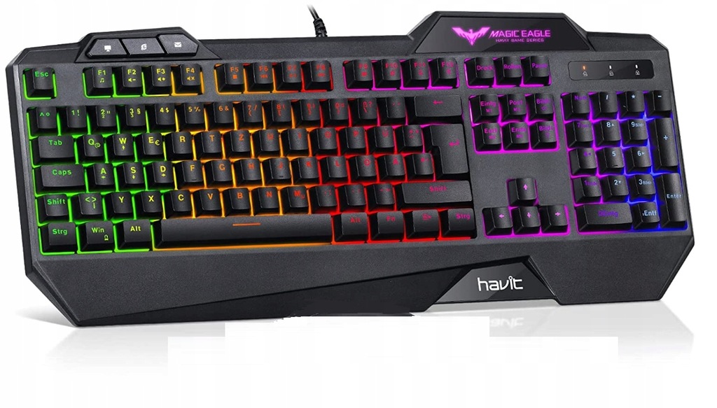 Klawiatura Magic Eagle havit przewodowa niemiecka - 12593454436 - oficjalne archiwum Allegro