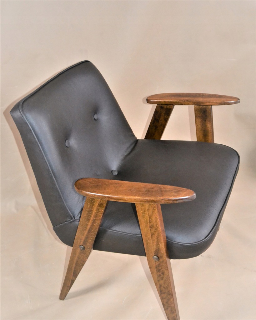 Fotel Chierowskiego skóra design PRL po renowacji - 7798062798 ... Fotel Chierowskiego skóra design PRL po renowacji - 7798062798 ...