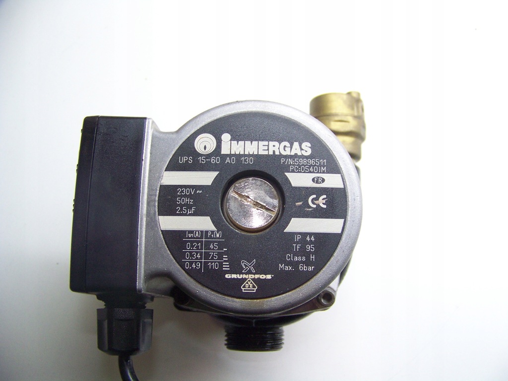 Pompa obiegowa Grundfos Immergas UPS 15-60 A0 130 - 10029133646 - oficjalne archiwum Allegro