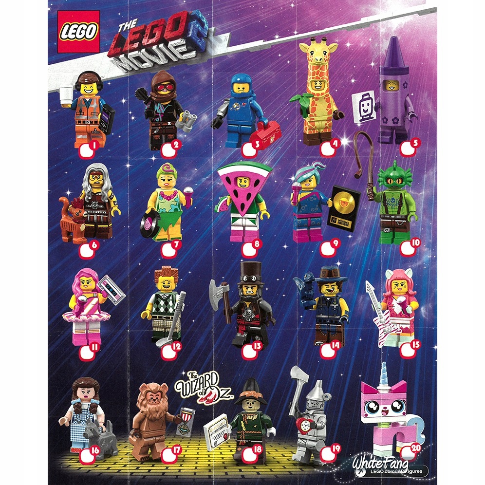 LEGO 71023 MINIFIGURES MOVIE INSTRUKCJA SPIS NOWA - 12293145794 ...