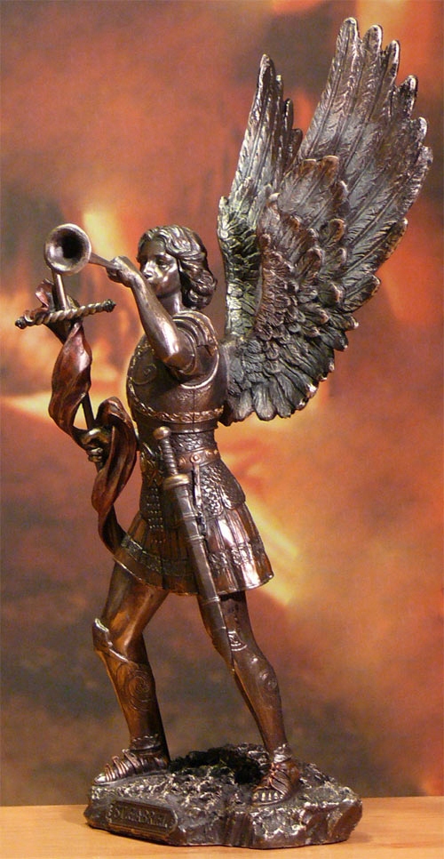 FIGURKA RZEŹBA ANIOŁ GABRIEL * VERONESE na prezent - 8084512619 ...