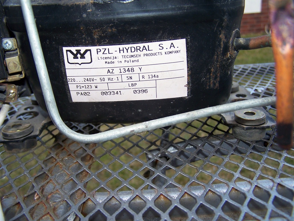 Sprężarka Kompresor Lodówki AZ-1348Y R 134a - 11908372949 - oficjalne ...