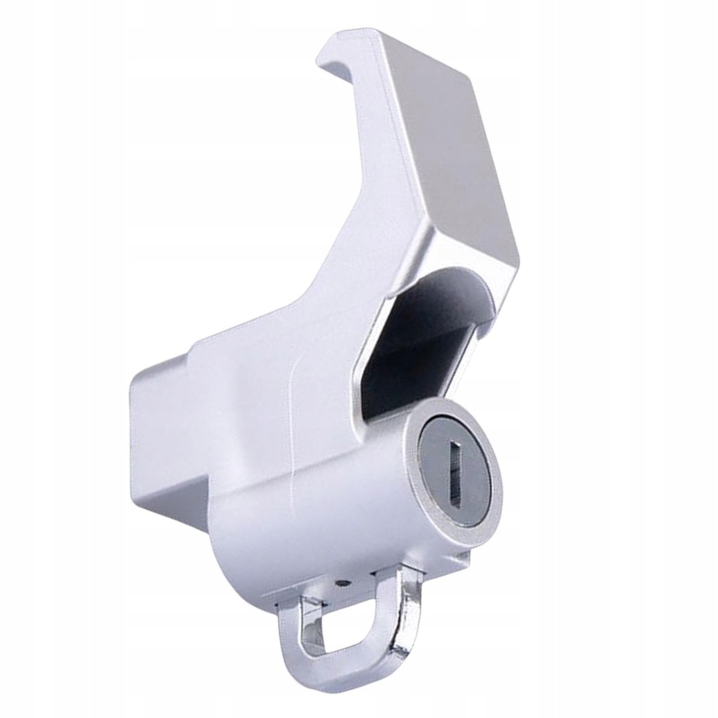 Motorcycle Helmet Security Hook Lock with 2 Keys Aluminum Alloy Argent ...