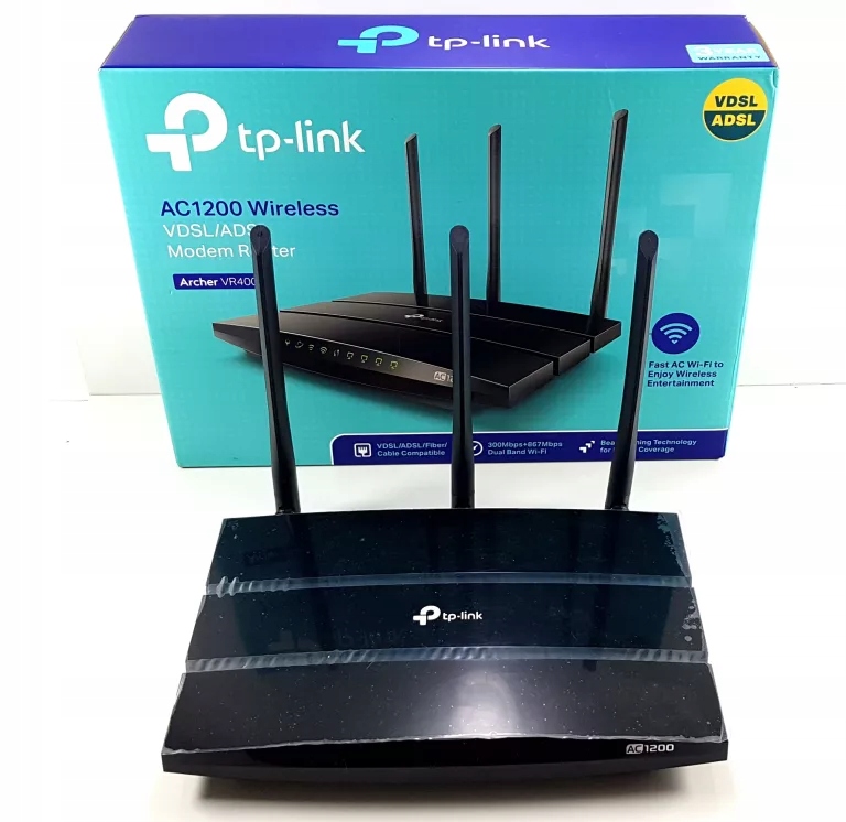ROUTER TP-LINK ARCHER VR400 KOMPLET - 12376286156 - oficjalne archiwum ...