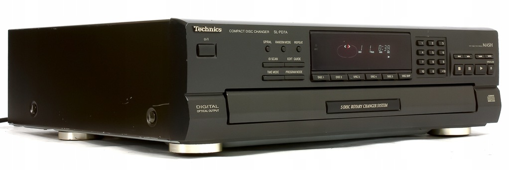 TECHNICS SL-PD7A ZMIENIARKA NA 5 PŁYT CD - 14267739187 - oficjalne ...