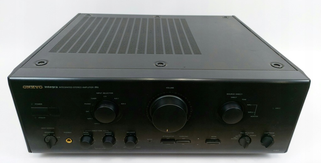 Onkyo A-807 - wzmacniacz stereo + pilot - 12239529227 - oficjalne archiwum Allegro