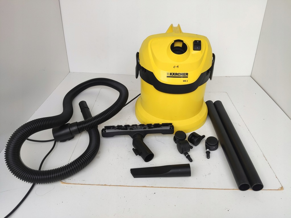 Odkurzacz przemysłowy Karcher WD2 1000W - 12658859432 - oficjalne ...