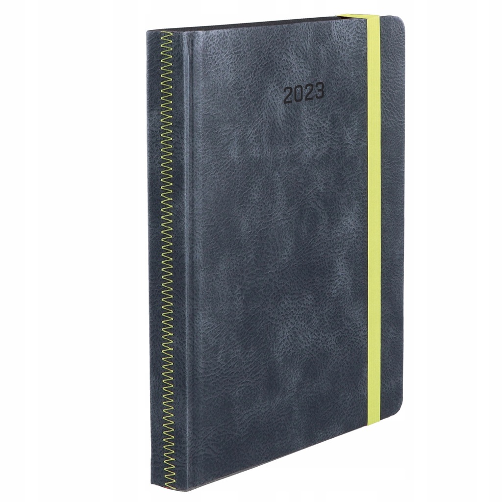 Kalendarz książkowy A4 dzienny z registrem 2023 - 13098080933 - oficjalne archiwum Allegro