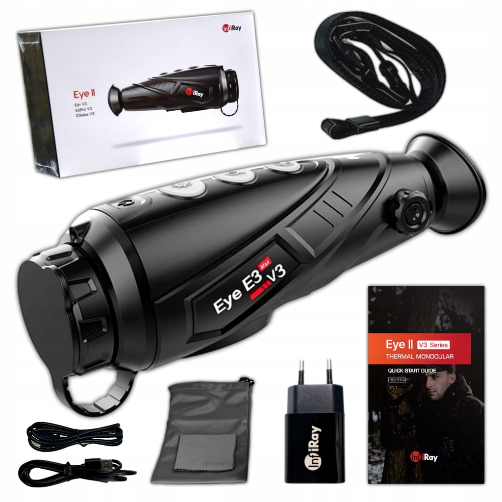 Kamera termowizyjna termowizor INFIRAY E3 MAX V3 - 13682344038 - oficjalne archiwum Allegro