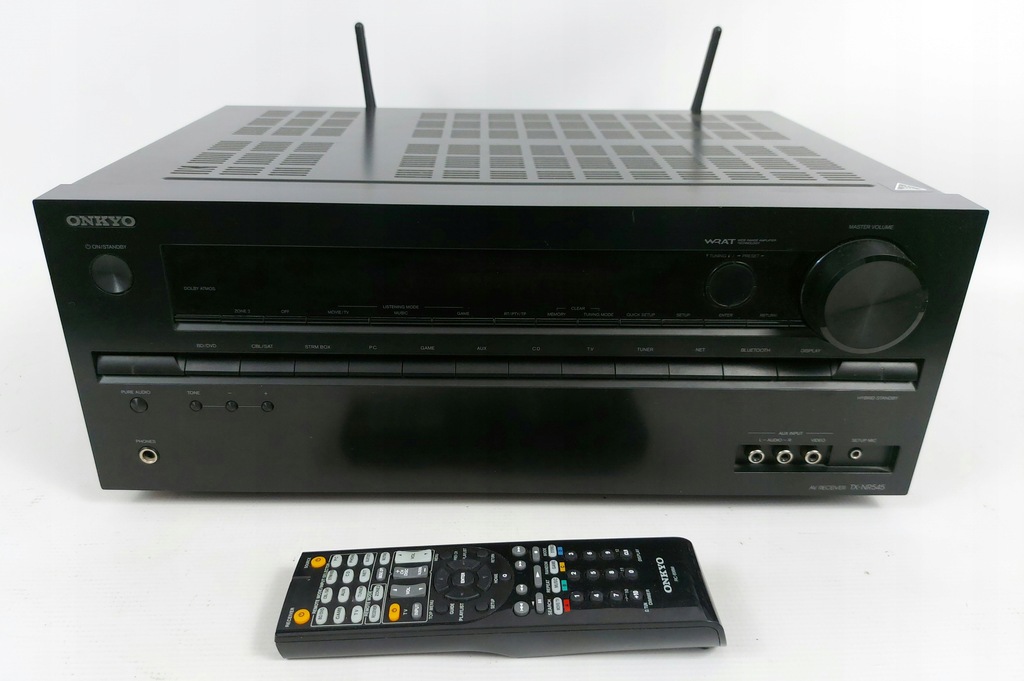Onkyo TX-NR545 - amplituner 7.2- Atmos / BT / WiFi - 11150645986 - oficjalne archiwum Allegro