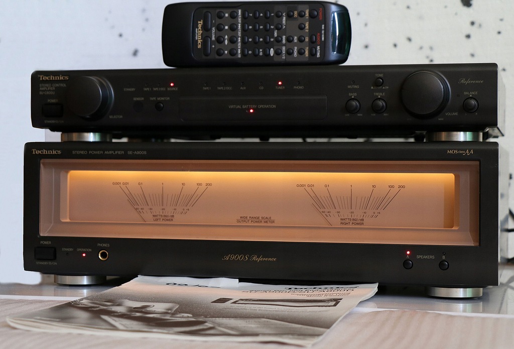 Technics SE-A900S+SU-C800U+Pilot =Power+Preamp Set - 11244997912 - oficjalne archiwum Allegro